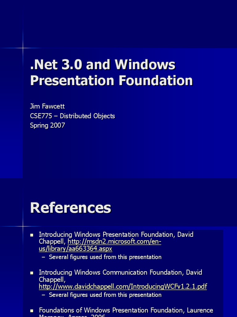 Wpf Pdf Windows Presentation Foundation Extensible Application Markup Language