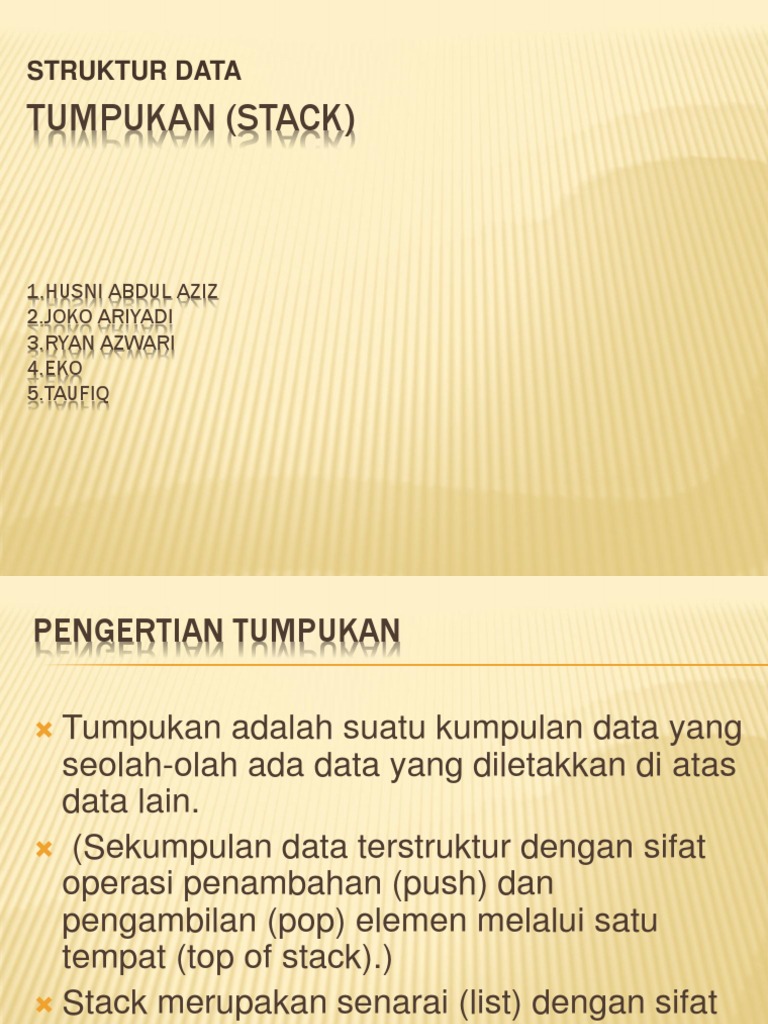 Tumpukan Stack | PDF