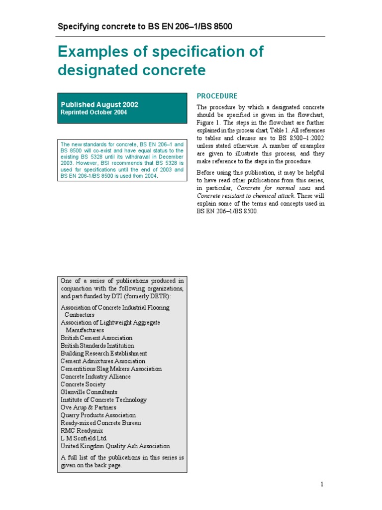 Concrete - en 206 Example | Download Free PDF | Specification ...