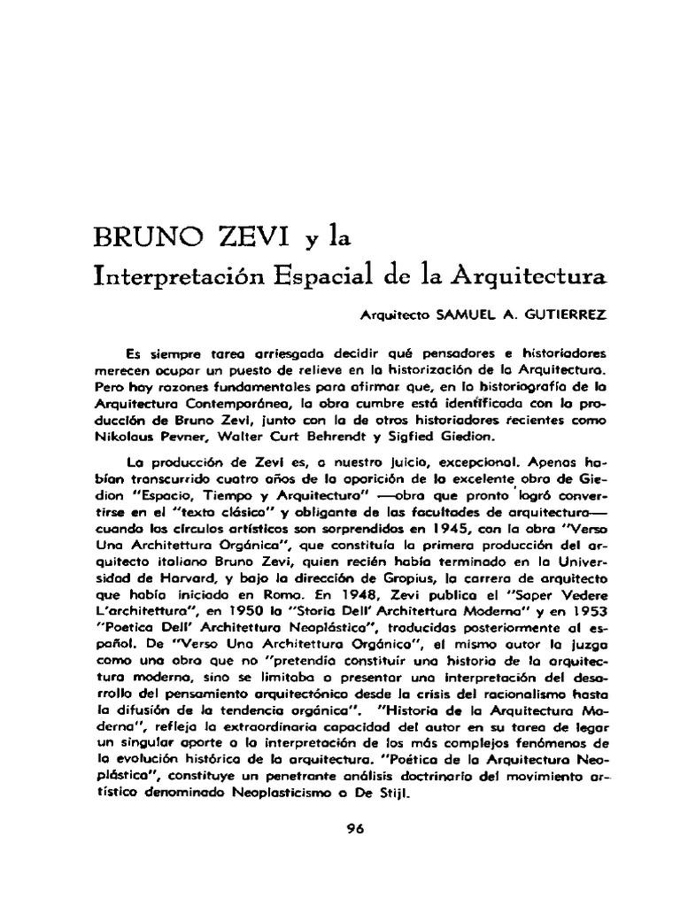 Bruno Zevi | PDF