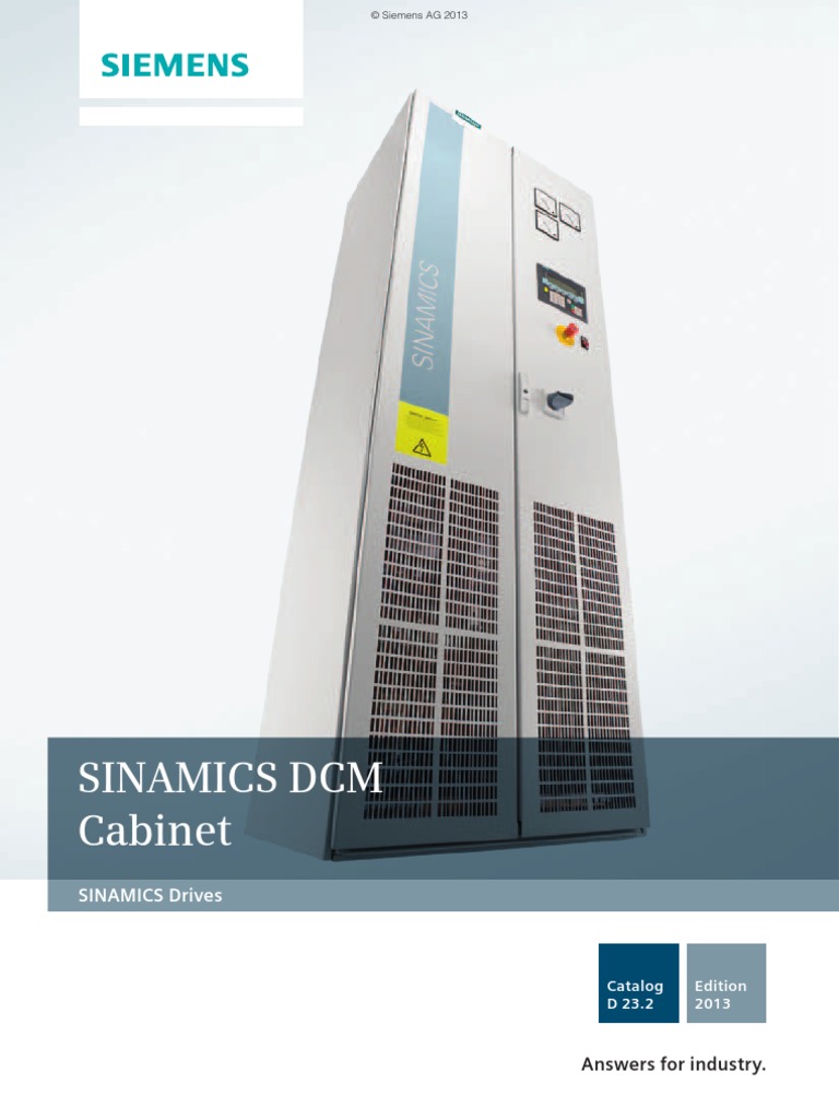 Catalog d23 2 Sinamics DCM Cabinets | PDF | Power Supply | Automation