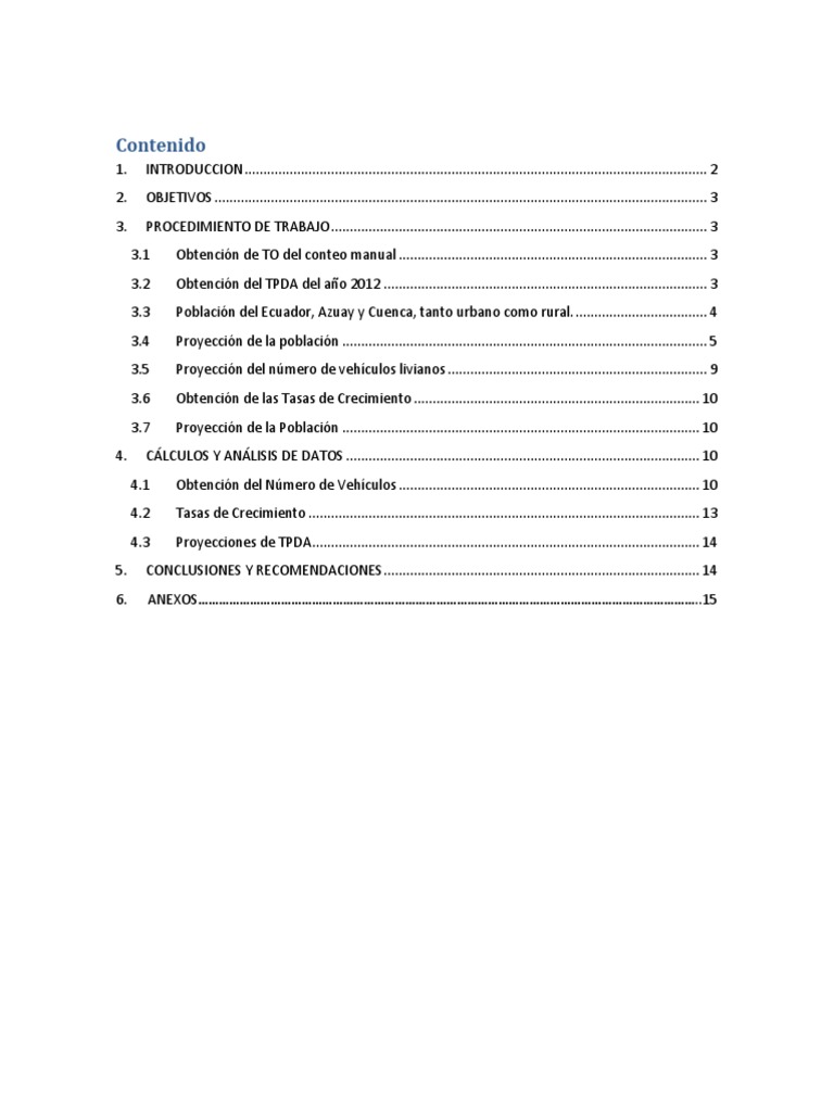 Proyeccion Del Tpda | PDF | Eje | Autobús