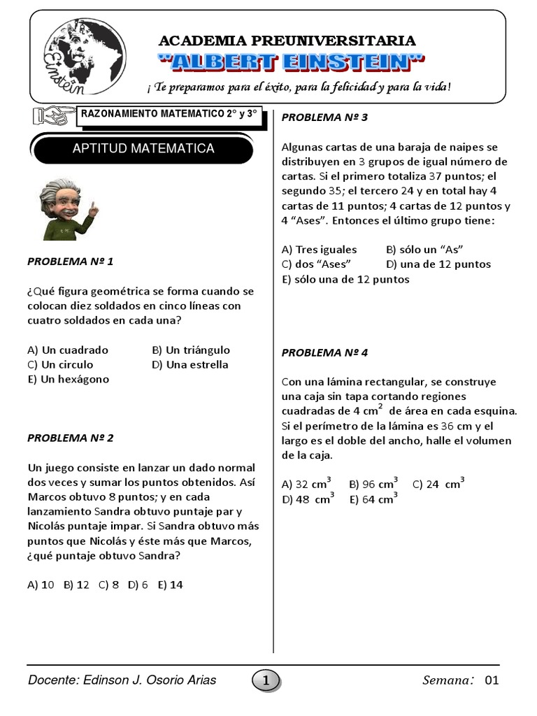 RAZ. MAT. 3º (Semana 1) | PDF | Jugando a las cartas | Enseñanza de matemática