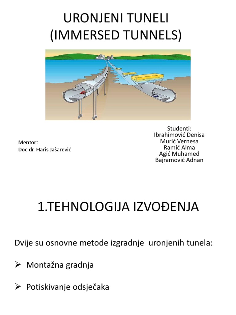Uronjeni Tuneli | PDF