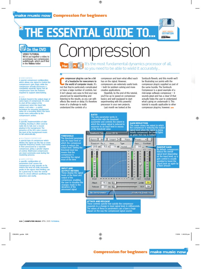 Beginner S Guide To Audio Compression Pdf Signal Processing