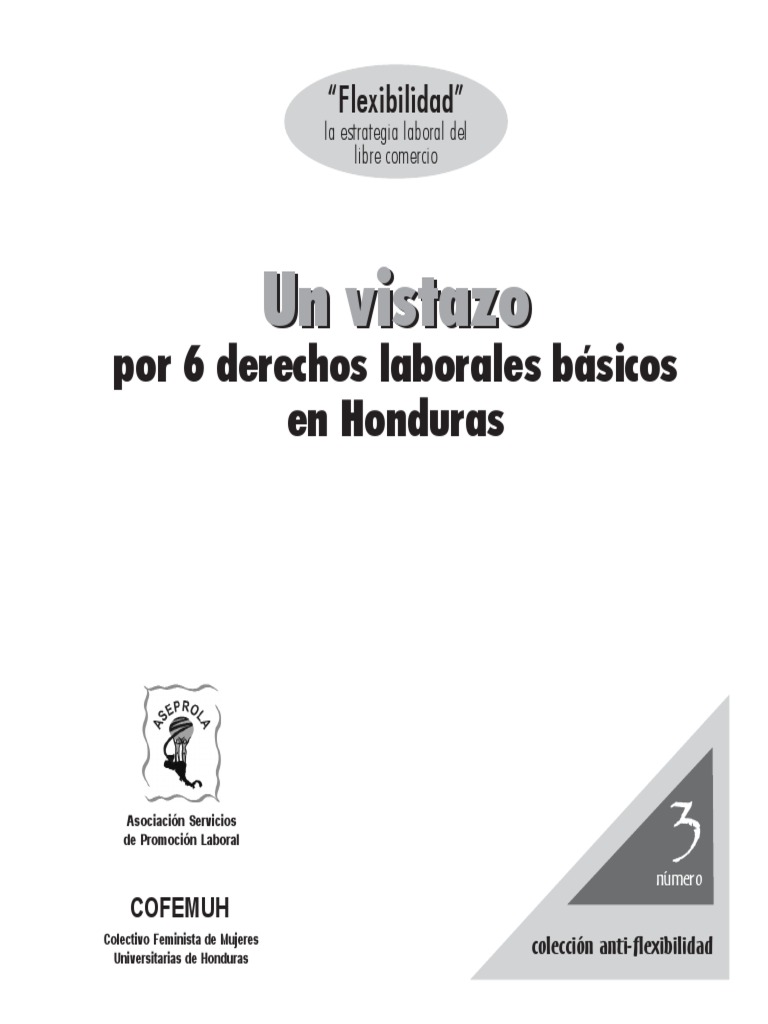 Un Vistazo A 6 Derechos Laborales en Honduras | PDF | Derecho laboral ...