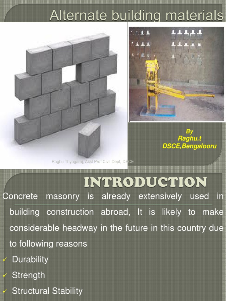 Stabilized Mud Blocks | Masonry | Brick