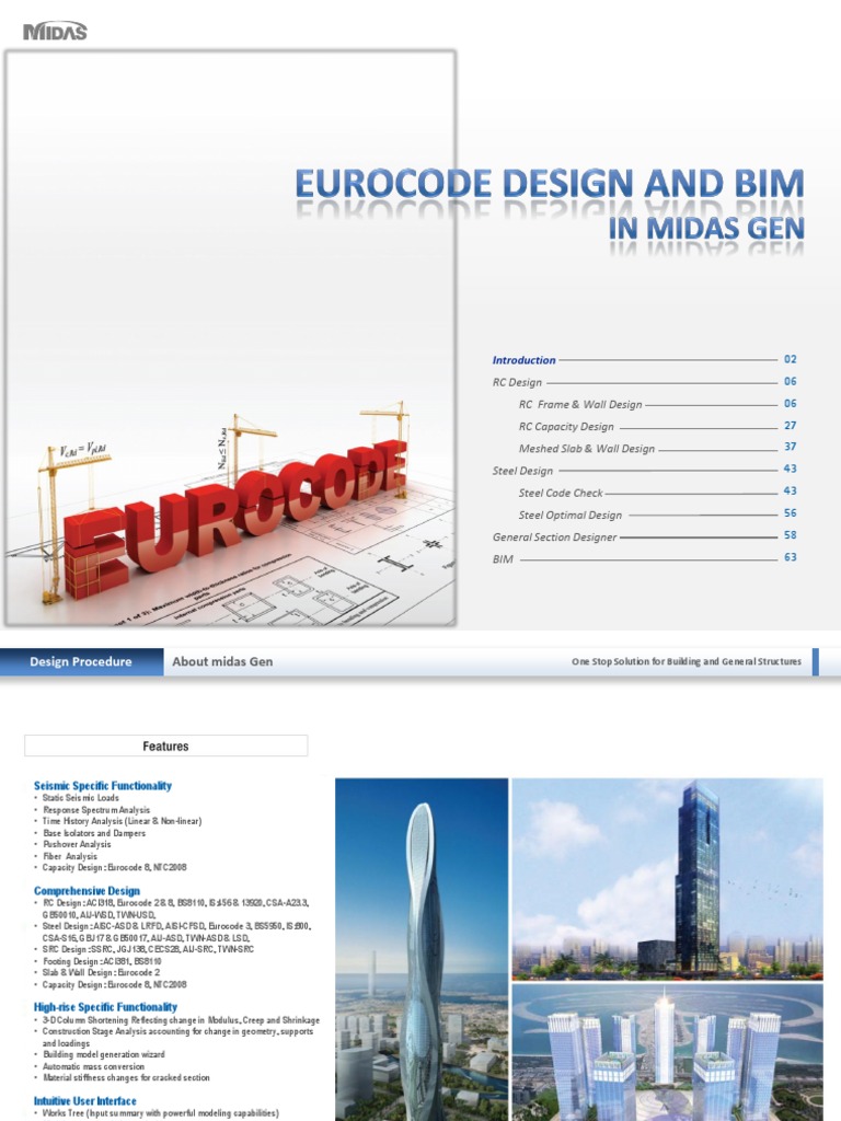 Eurocode Design in midas Gen | PDF | Buckling | Beam (Structure)