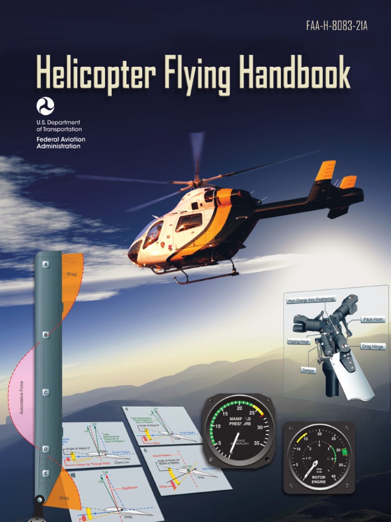 Helicopter Flying Handbook (FAA H 8083 21A) | PDF | Helicopter Rotor ...