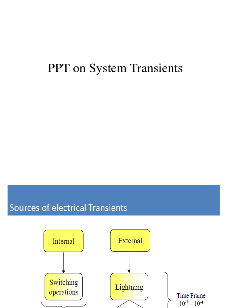 14.09.13 PPT On System Transients | PDF | Lightning | Electric Power ...