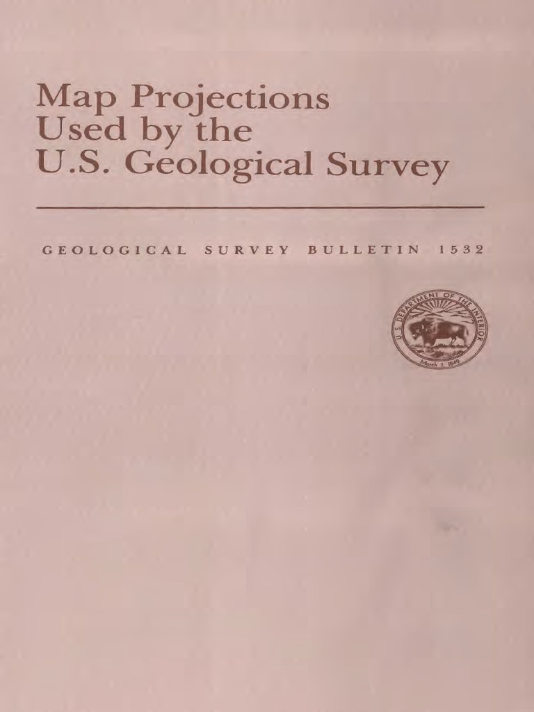 Map Projections Used by Usgs | PDF | Latitude | Longitude