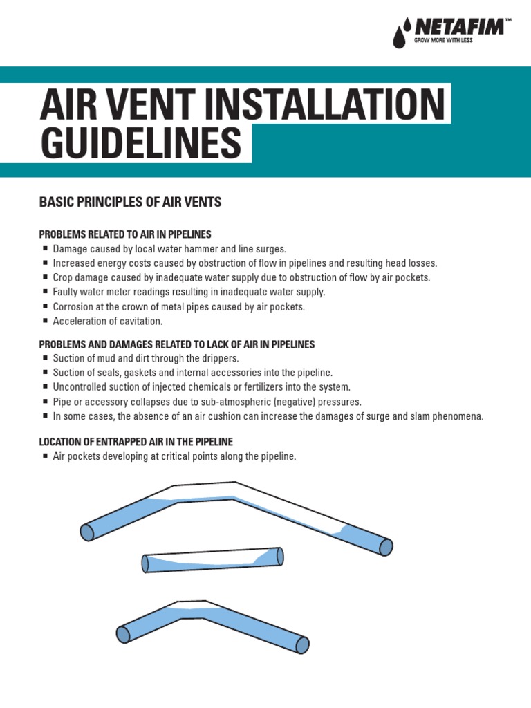 Install Air Vents Guideline Basics | PDF