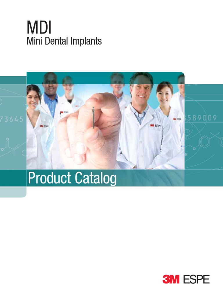MDI Product Catalog US | PDF | Dental Implant | Dentures