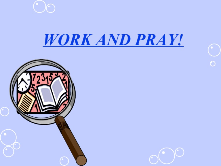 Work and Pray | PDF