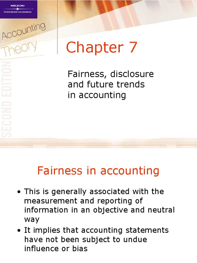 Fairness and Disclosure in Accounting | PDF | John Rawls | Financial ...