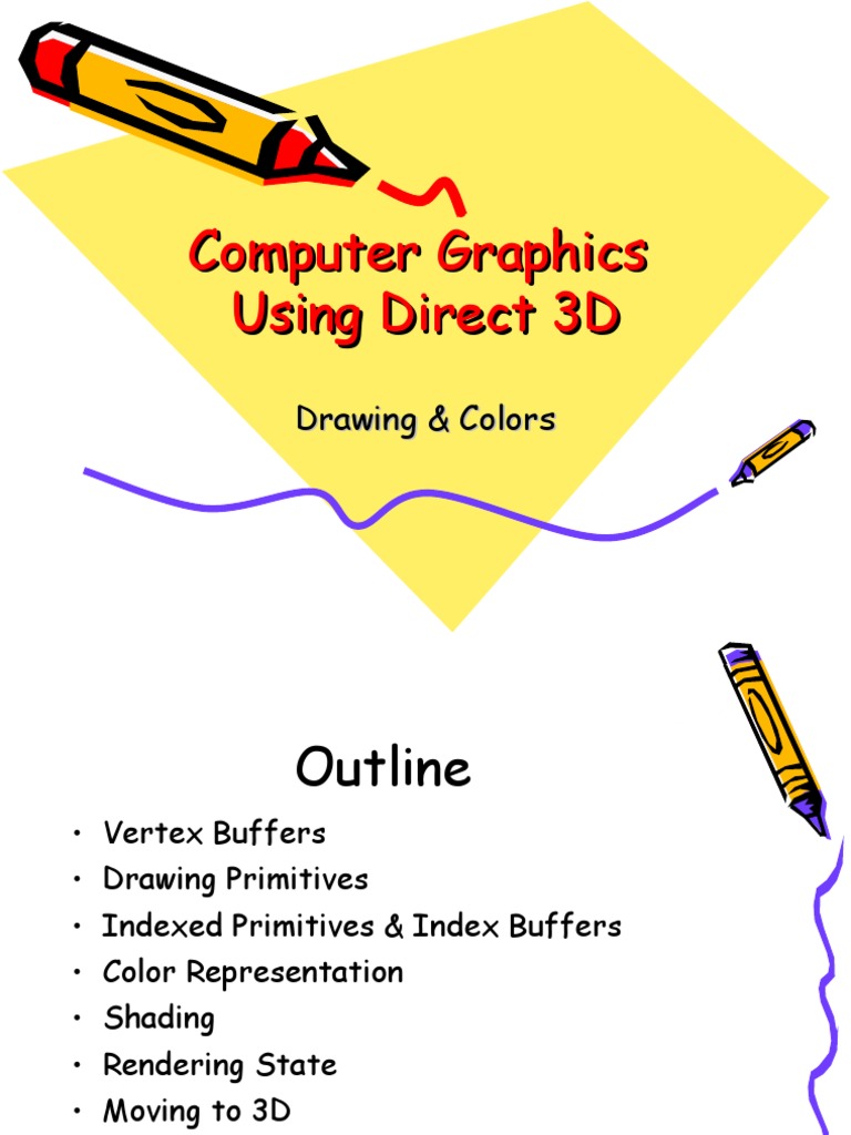 Section 4 - Drawing Colors | PDF | Shader | Graphics