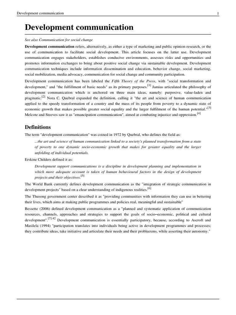 Development Communication | PDF | Risk Management | Risk