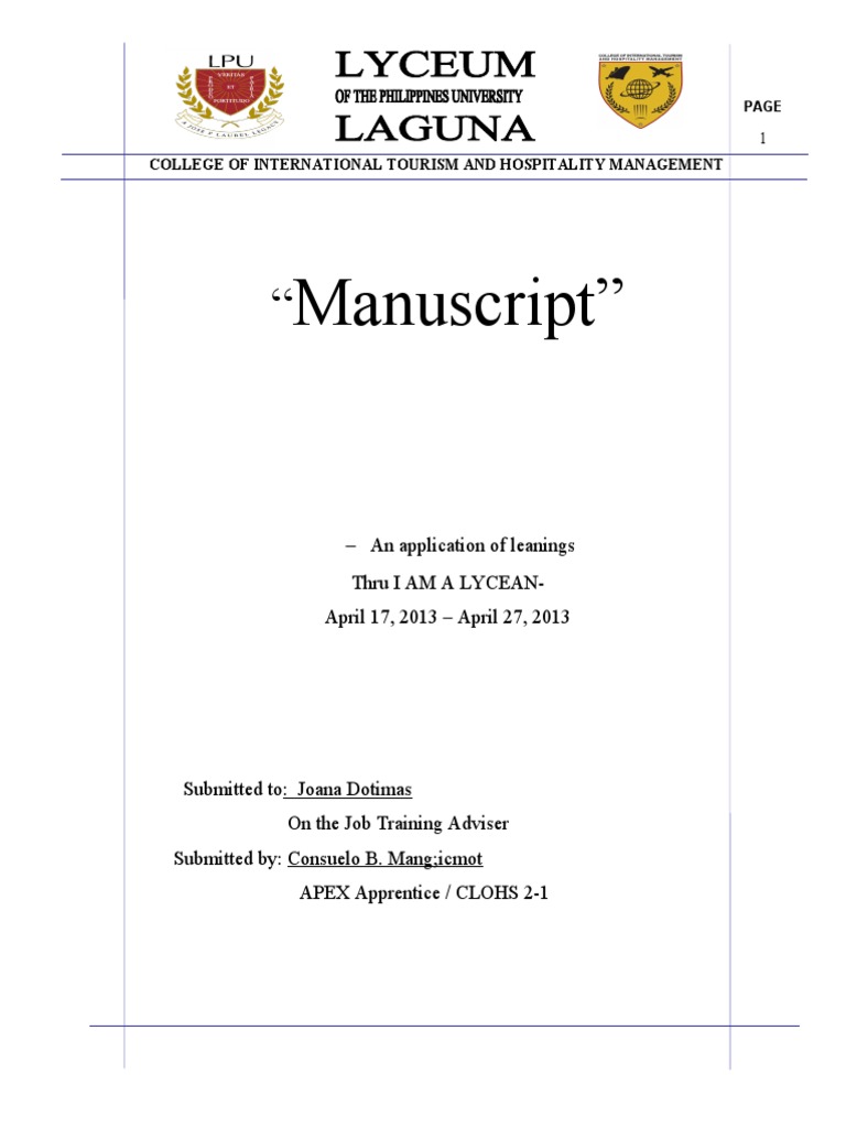 My Manuscript | PDF | Business