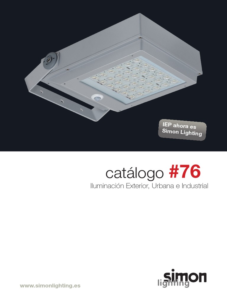Simon Lighting Catálogo 76 | Diodo emisor de luz | Encendiendo
