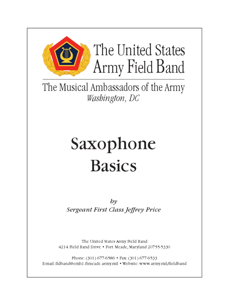 Saxophone Basics | PDF | Saxophone | Minor Scale