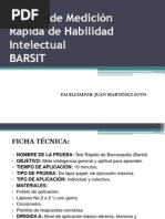 Ficha Técnica Barsit | PDF | Prueba (evaluación) | Memoria