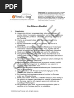 Sample Due Diligence Memo | PDF | Subsidiary | Financial Statement