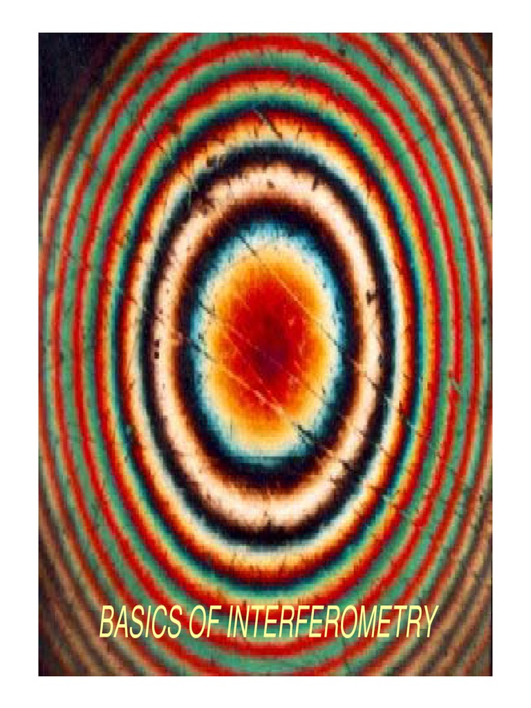 Interferometery Basics Pdf Interferometry Interference Wave Propagation