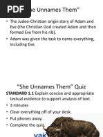 She Unnames Them Think Questions | PDF