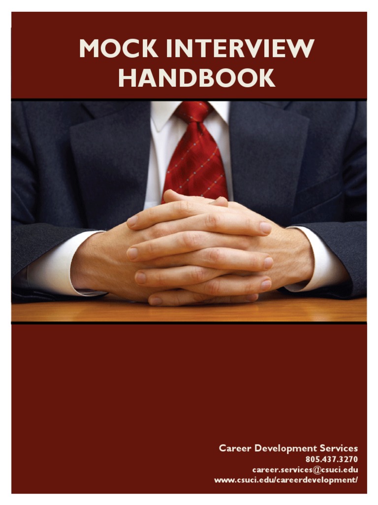 Mock Interview Handbook | PDF | Interview | Disability