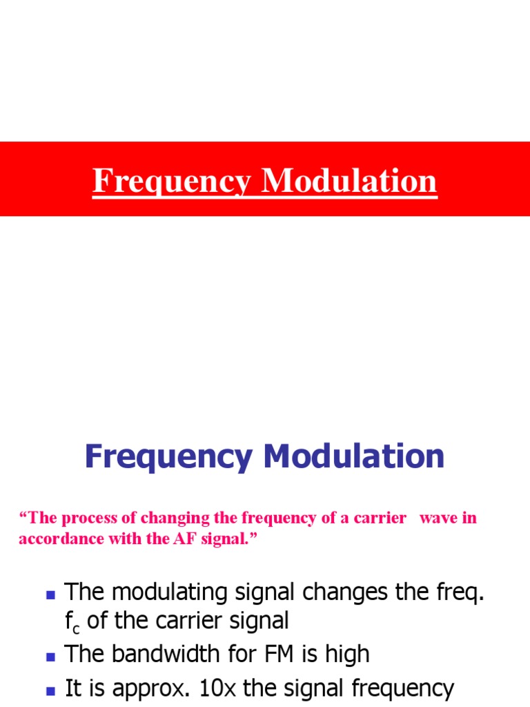 Freq Mod - 8 | PDF | Detector (Radio) | Frequency Modulation