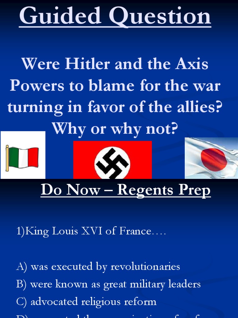 WWII Turning Points and Leadership Impact | PDF