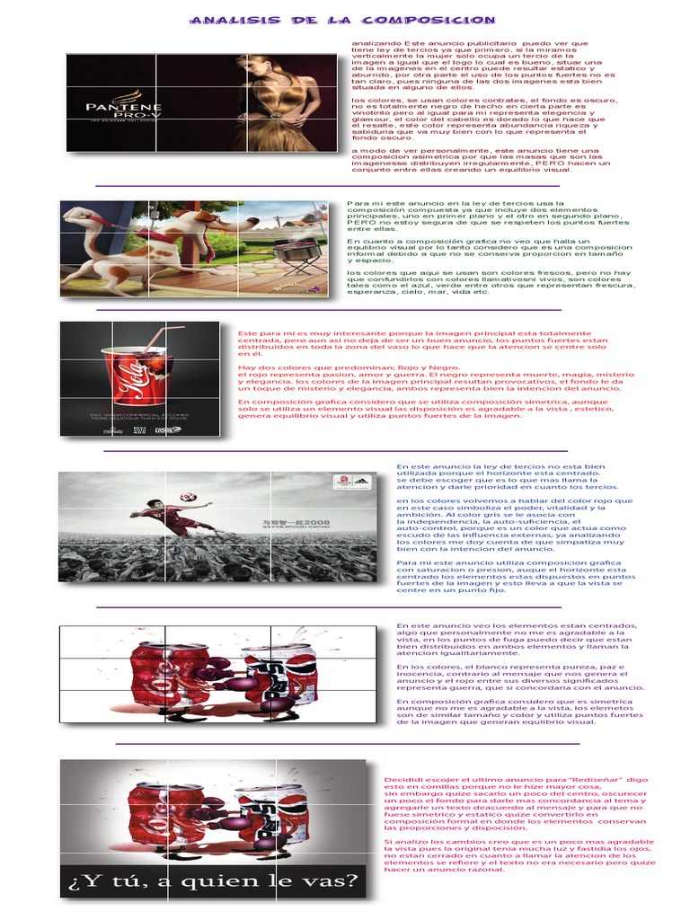 Análisis de anuncios publicitarios | Composición (artes visuales) | Color