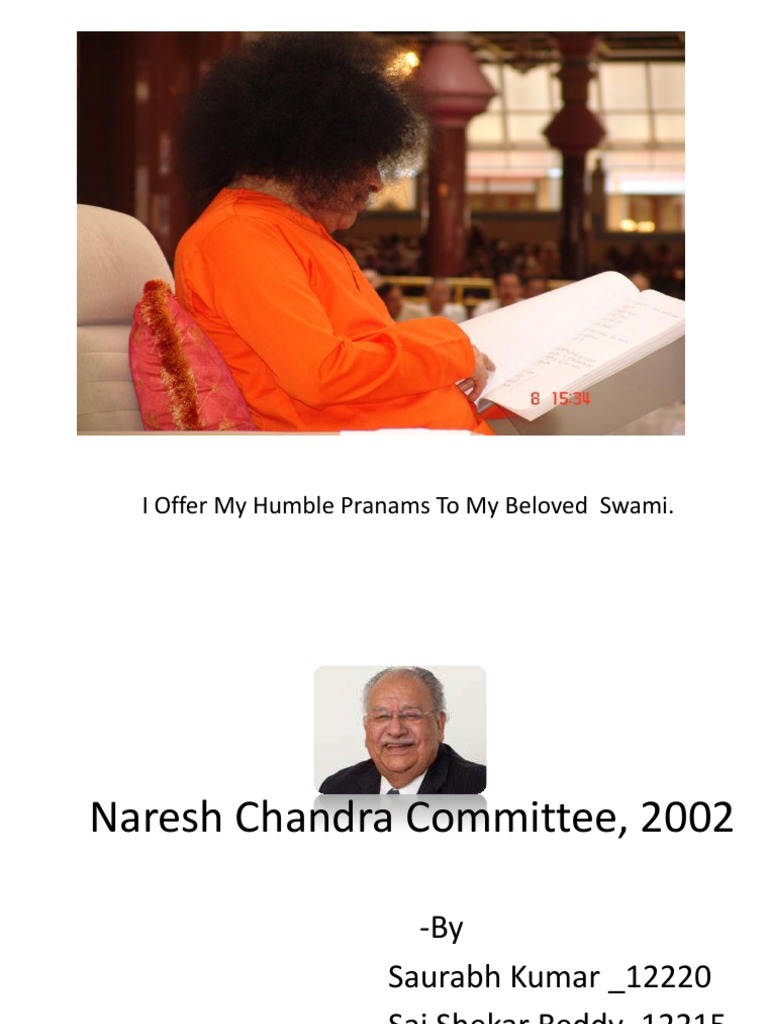 Naresh Chandra Committee Report 2002 | PDF | Audit Committee | Audit