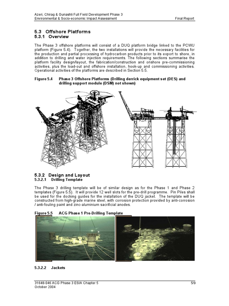 Offshore Platform Design Overview | PDF | Deep Foundation | Industries