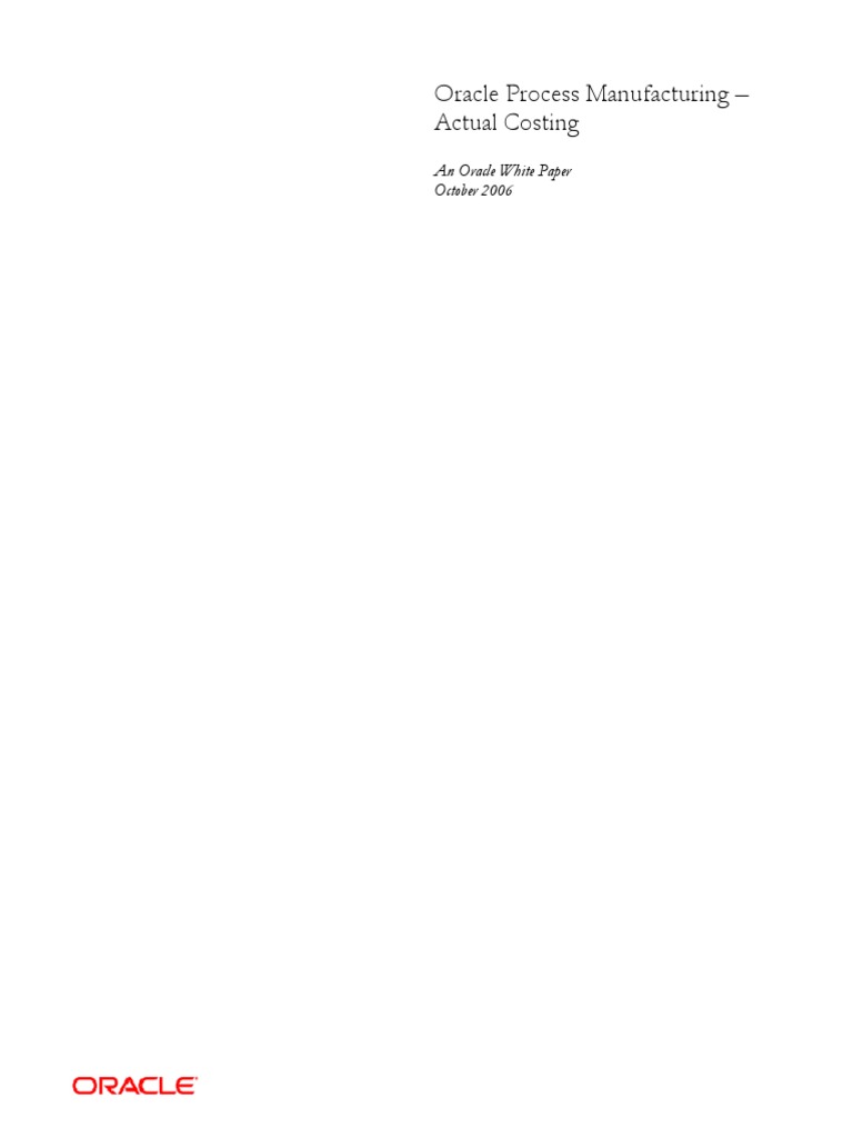 OPM Actual Cost | PDF | Invoice | Inventory