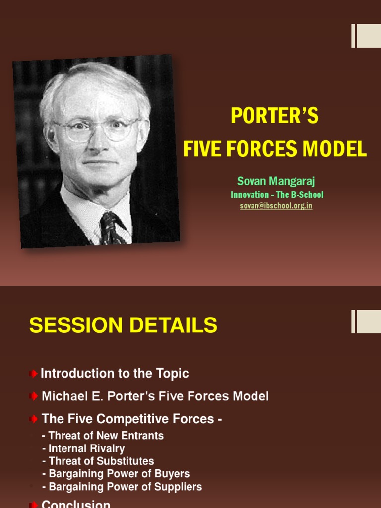 Porter's Five Forces Model Explained | PDF | Business | Economics
