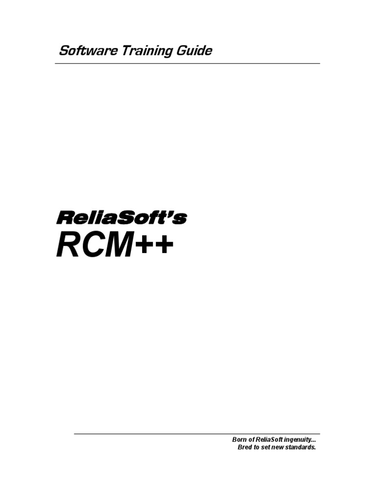 RCM Training | PDF | Databases | Microsoft Excel
