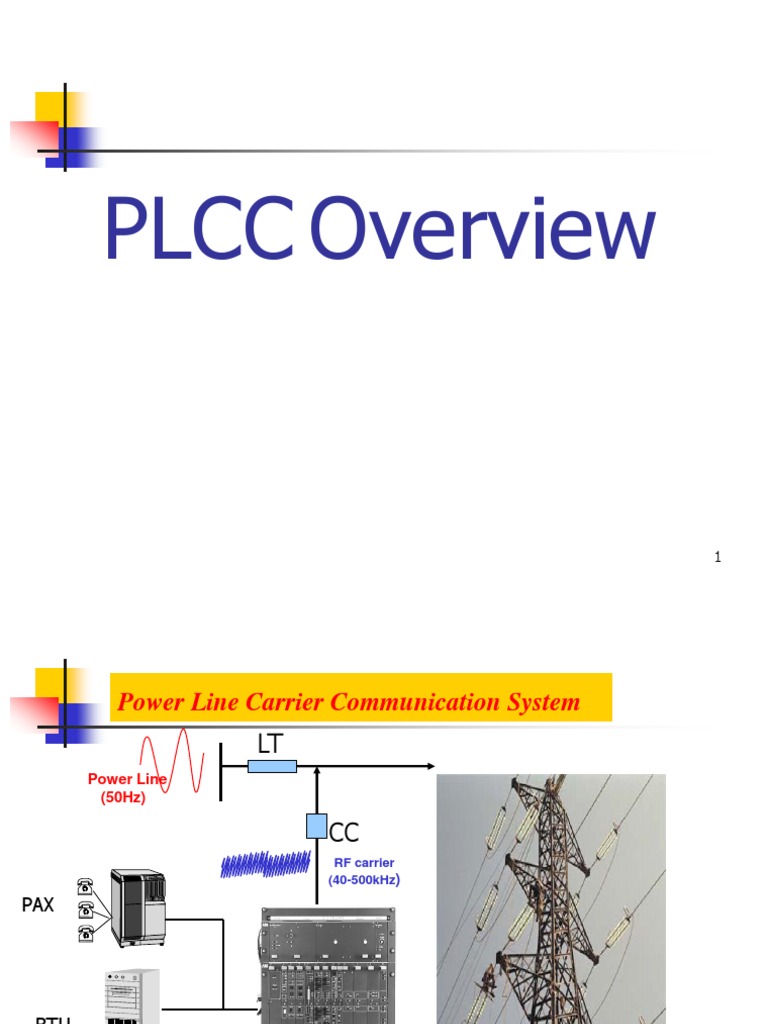 PLCC Overview | PDF | Electrical Substation | Capacitor