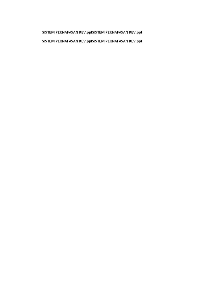 Sistem Pernafasan Rev - Pptsistem Pernafasan Rev - PPT Sistem ...