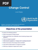 Change Control SOP | PDF | Quality Management System | Quality (Business)