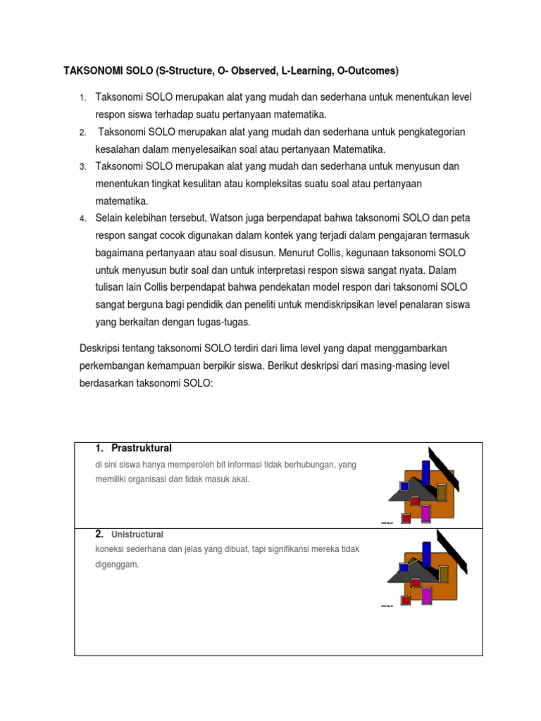Taksonomi Solo | PDF