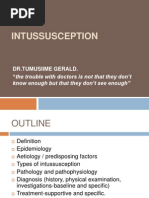 Pathophysiology of Intussusception | PDF