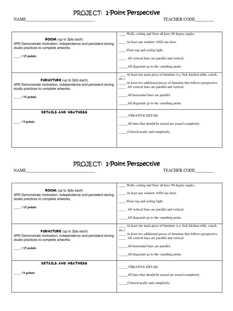 Perspective Rubric | PDF