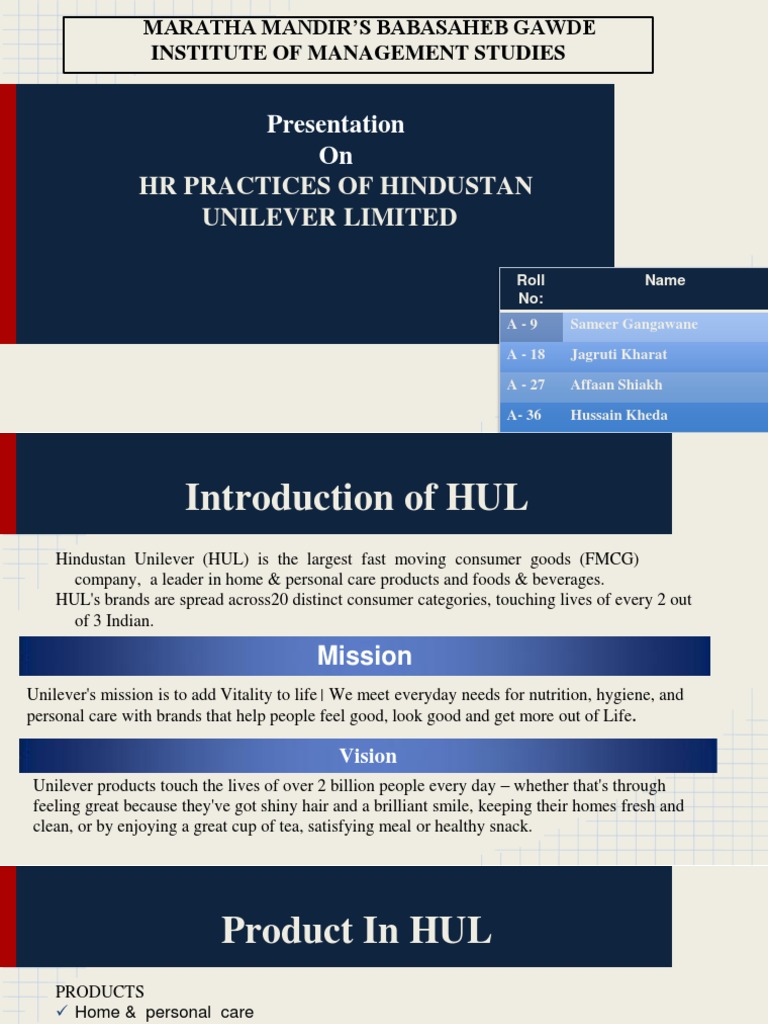 HR Practices of Hul | PDF | Performance Appraisal | Employment