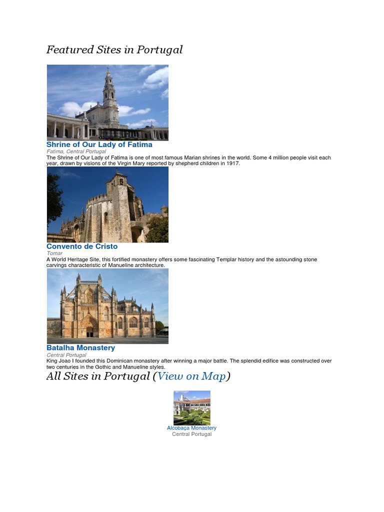 Map of Fatima | PDF | Our Lady Of Fátima | Portugal