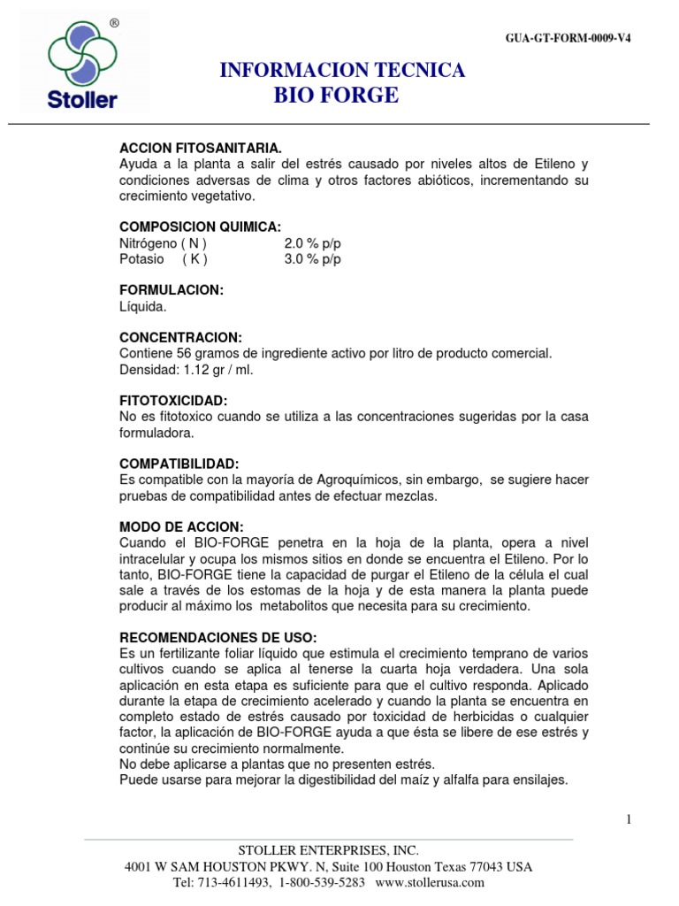 Bio Forge, 0009 v4 | PDF | Hoja | Agua