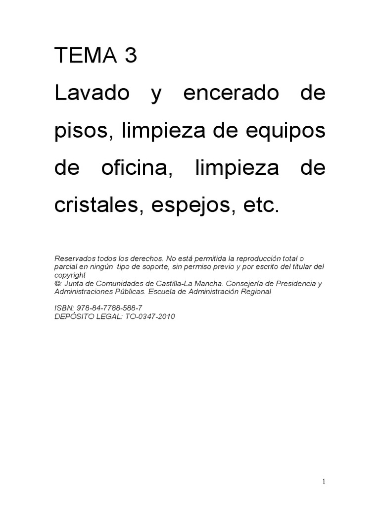 Tema3 PLSD 15 05 2010 | PDF | Hogar, jardinería y bricolaje