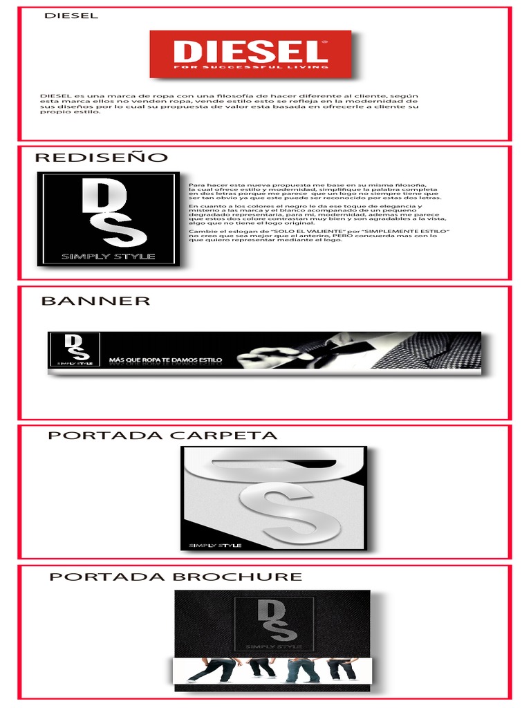 Rediseño Marca DIESEL | PDF