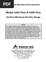 Troxler Gauge Operation Manual | PDF | Density | Soil