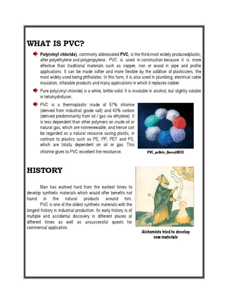 What Is PVC | PDF | Polyvinyl Chloride | Polymerization